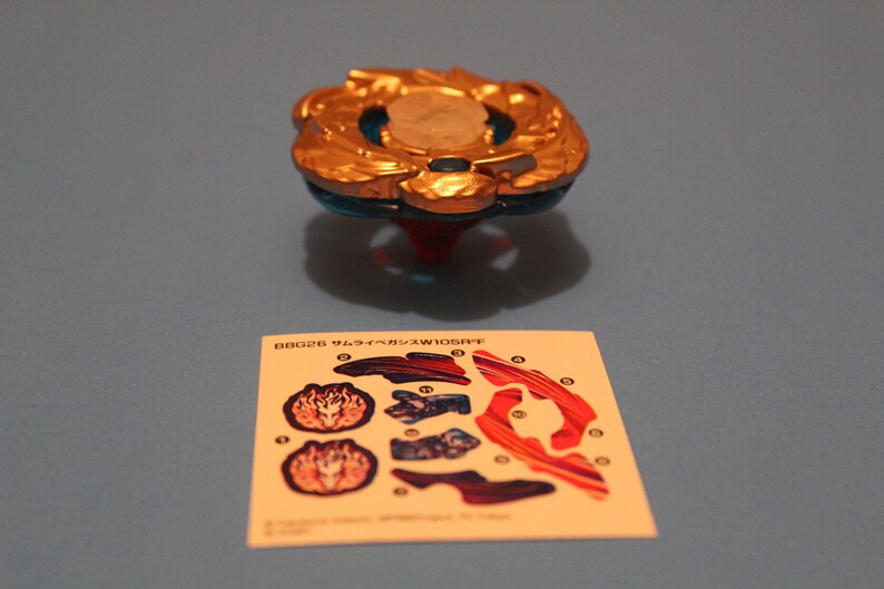 Custom Painted Black and Gold Samurai Pegasus Beyblades - Etsy