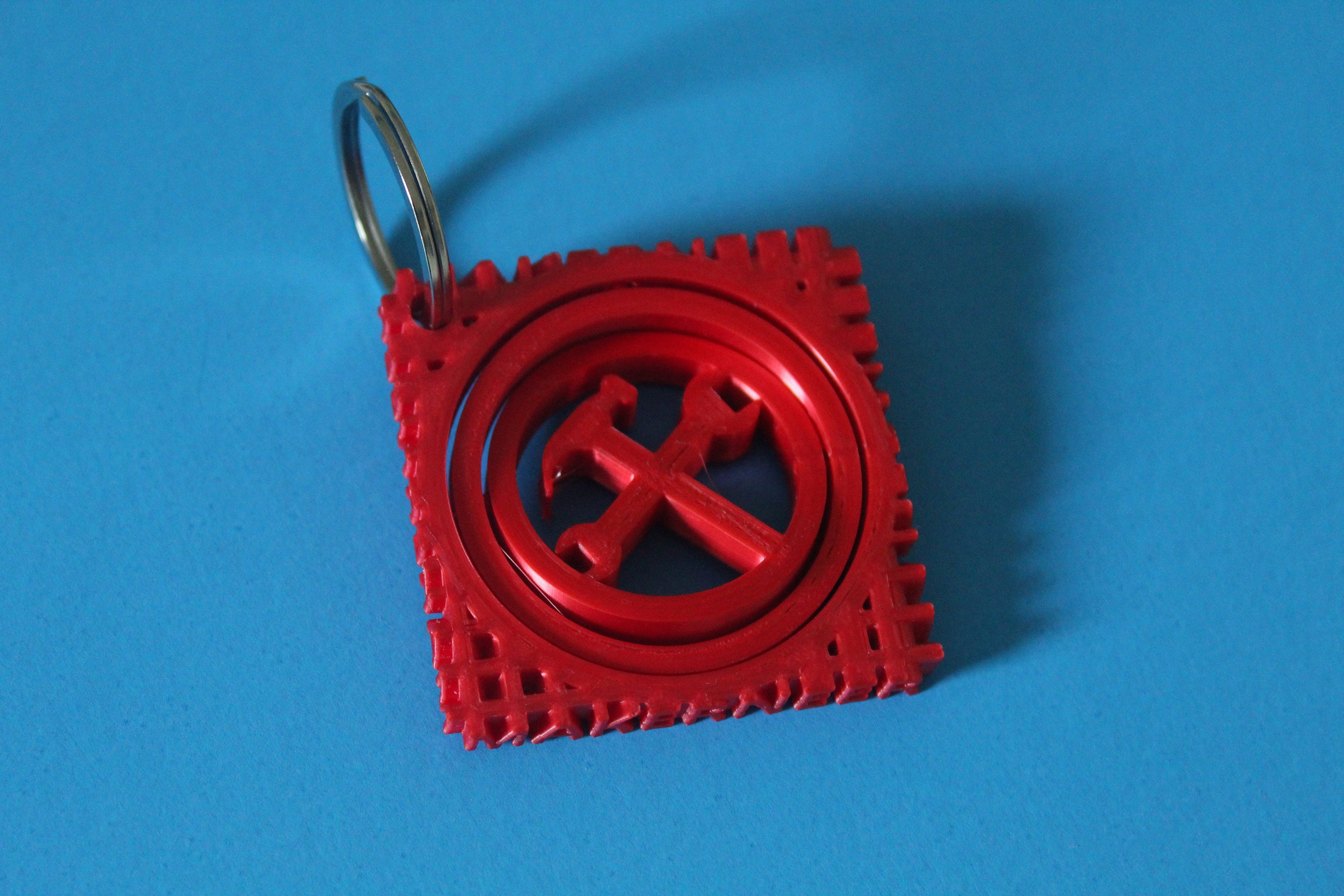 3D Printed Makerneer Gyroscope Keychain - Etsy