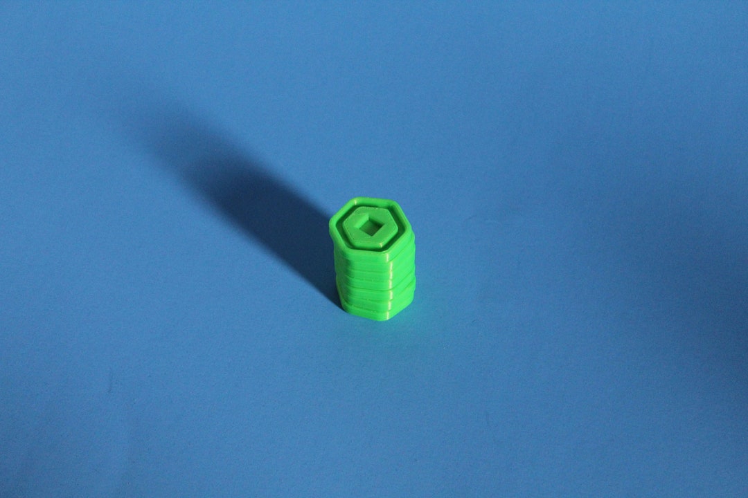 3D Printed Green Roblox Robux (7 Coins) - Etsy