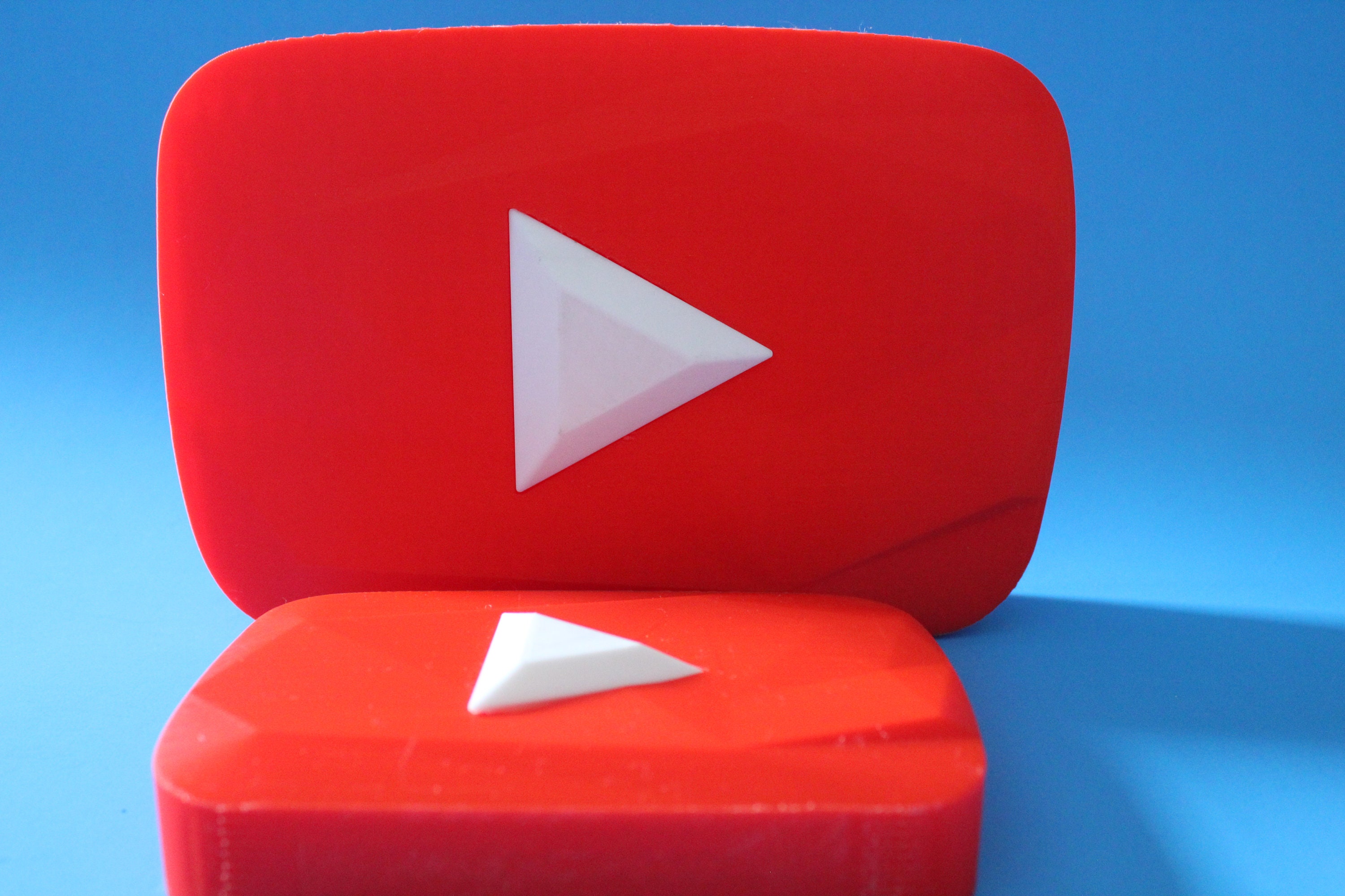3D Printed Youtube Play Button - Etsy Australia