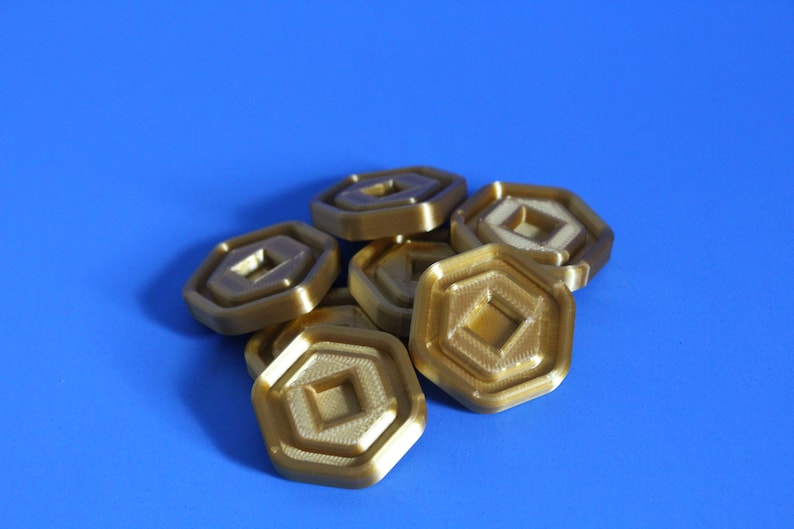 3D Printed Roblox Robux (7 Coins ) - Etsy