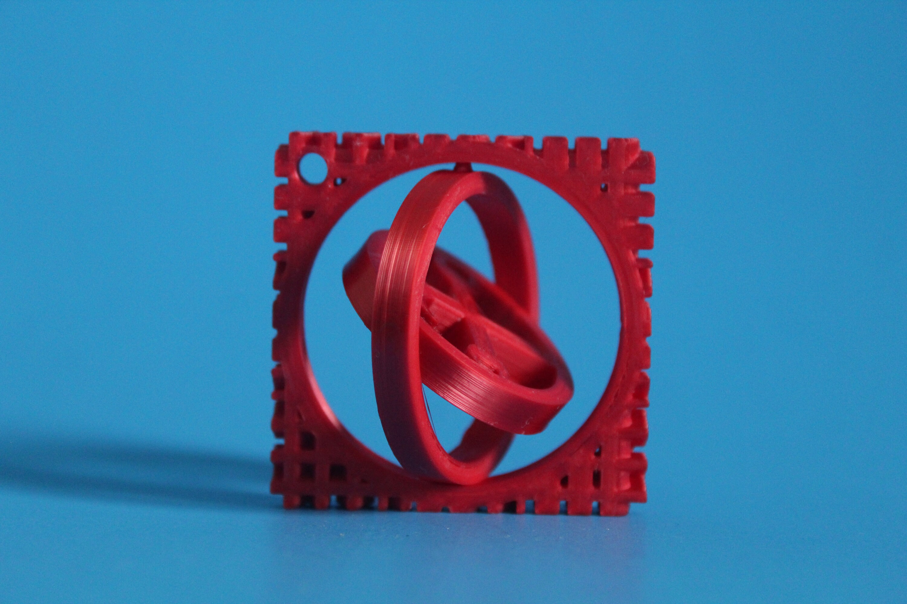 3D Printed Makerneer Gyroscope Keychain - Etsy