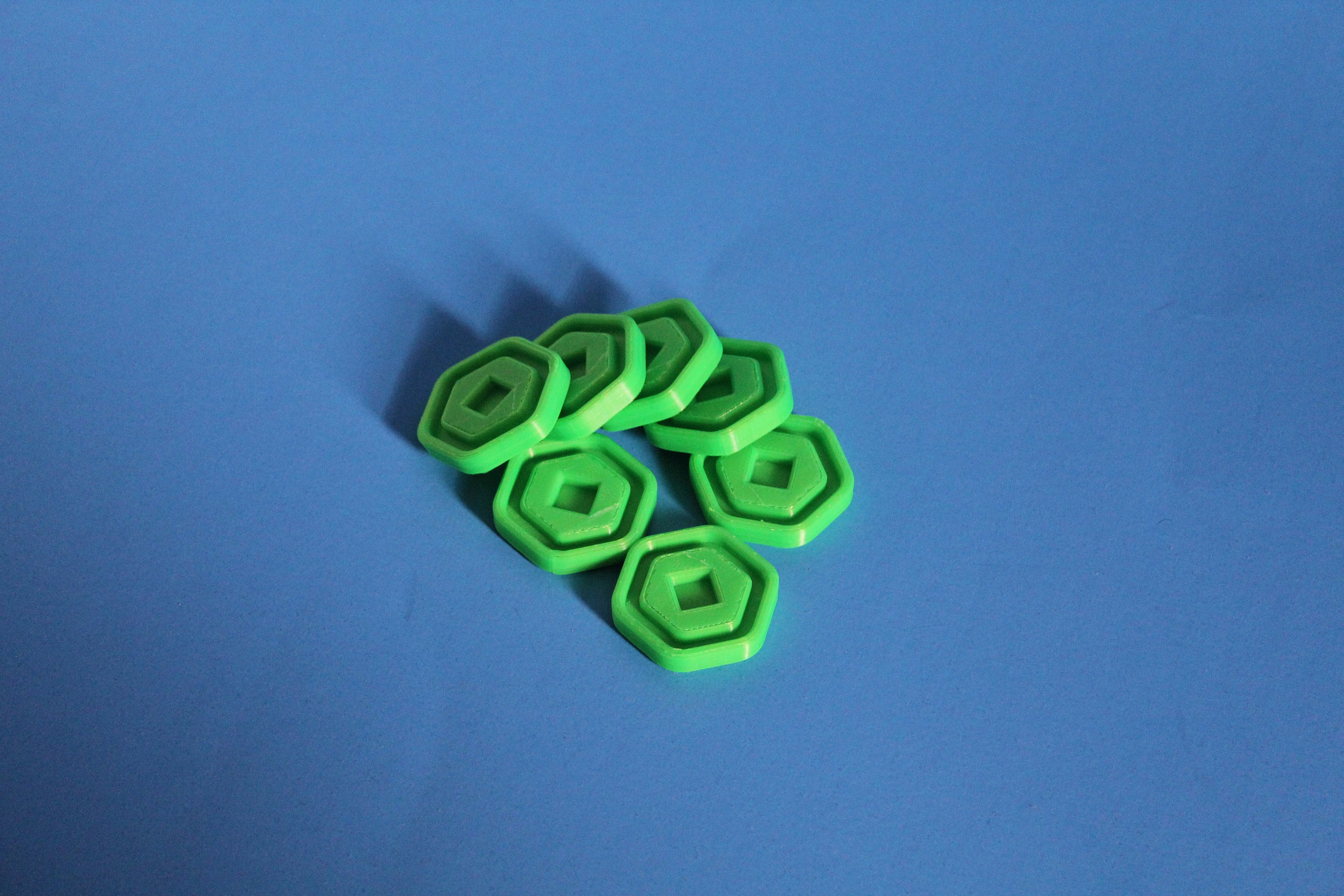 3D Printed Green Roblox Robux (7 Coins) - Etsy