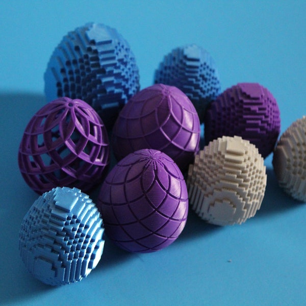 Easter Eggs 3d Print - Etsy