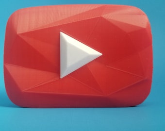 Youtube Play Button Custom | Etsy