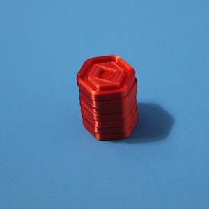 3D Printed Red Roblox Robux (7 Coins) - Etsy