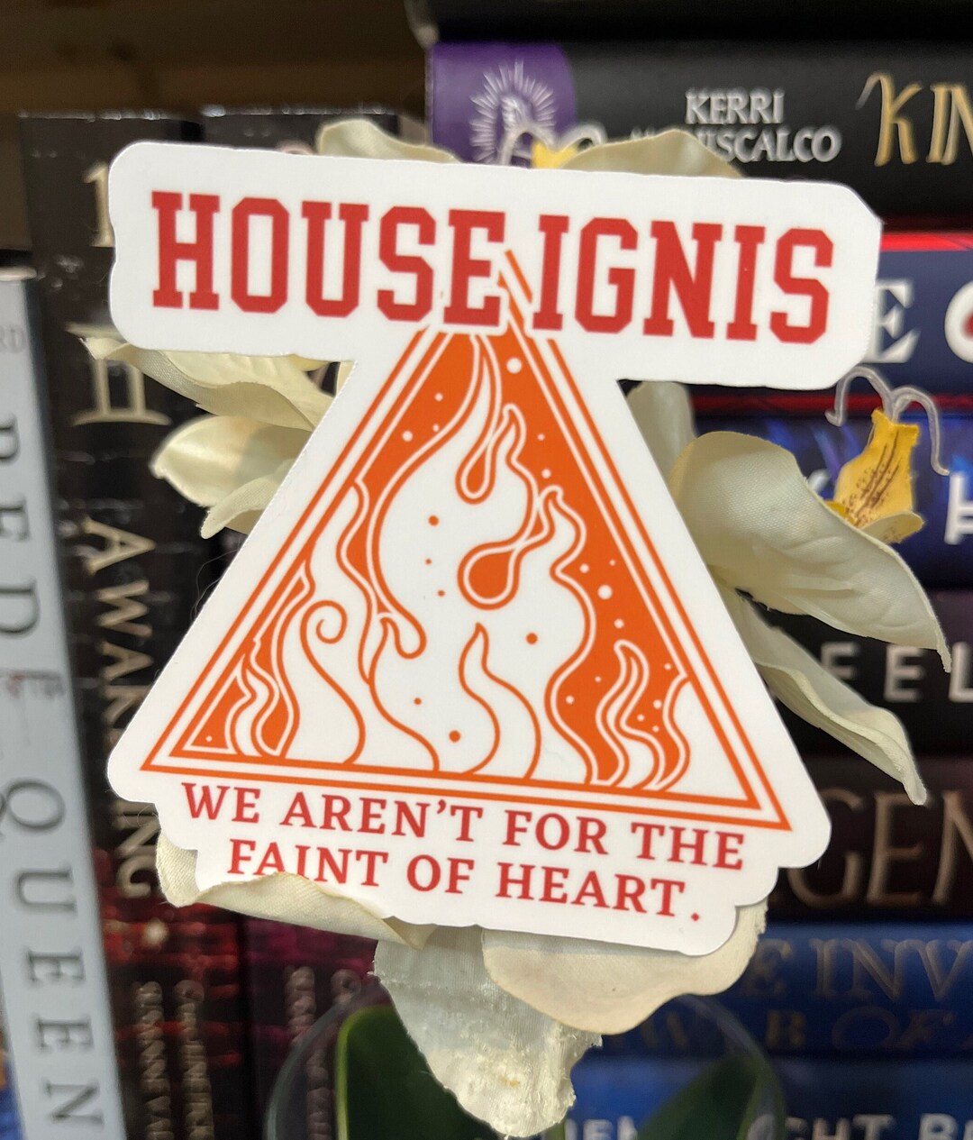 House Ignis Bookish Booktok Laptop Decal Zodiac Academy - Etsy