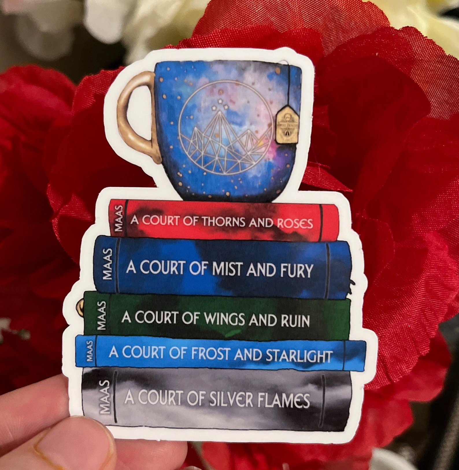 ACOTAR Bookstack ACOTAR Book Stack. Bookish Booktok | Etsy