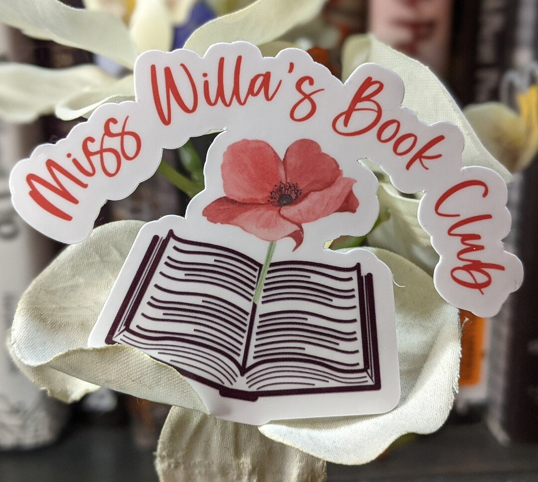 Miss Willa's Book Club FBAA Sticker - Etsy