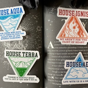 House Ignis Bookish Booktok Laptop Decal Zodiac Academy - Etsy