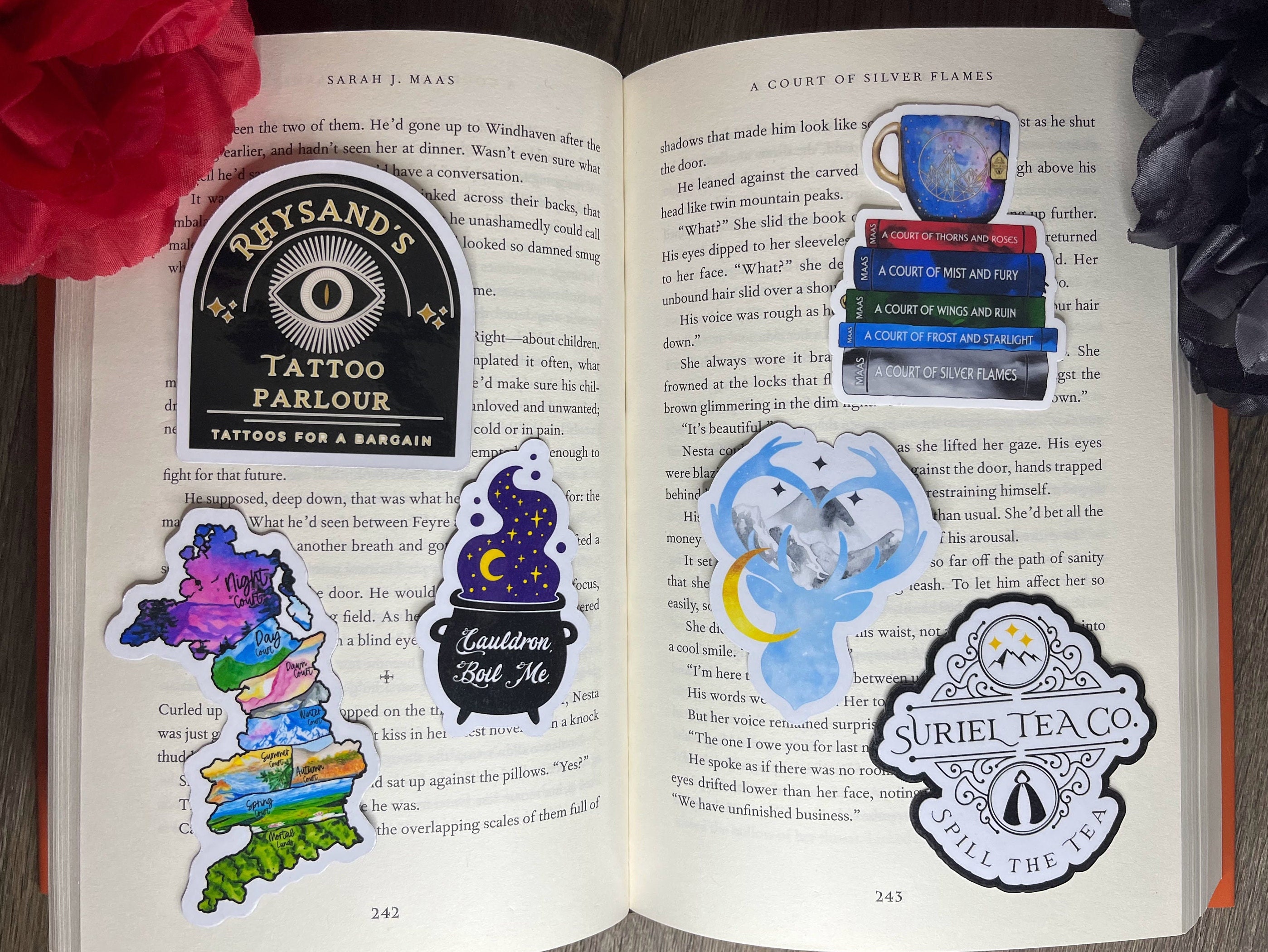 ACOTAR Bookstack ACOTAR Book Stack. Bookish Booktok - Etsy