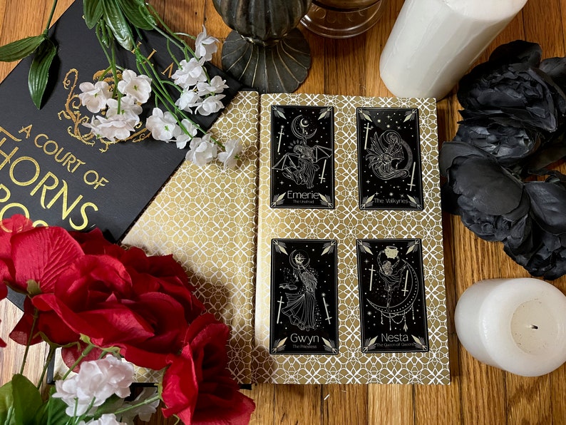 Full Mini ACOTAR Tarot Card Inspired Gold Foil Sticker - Etsy