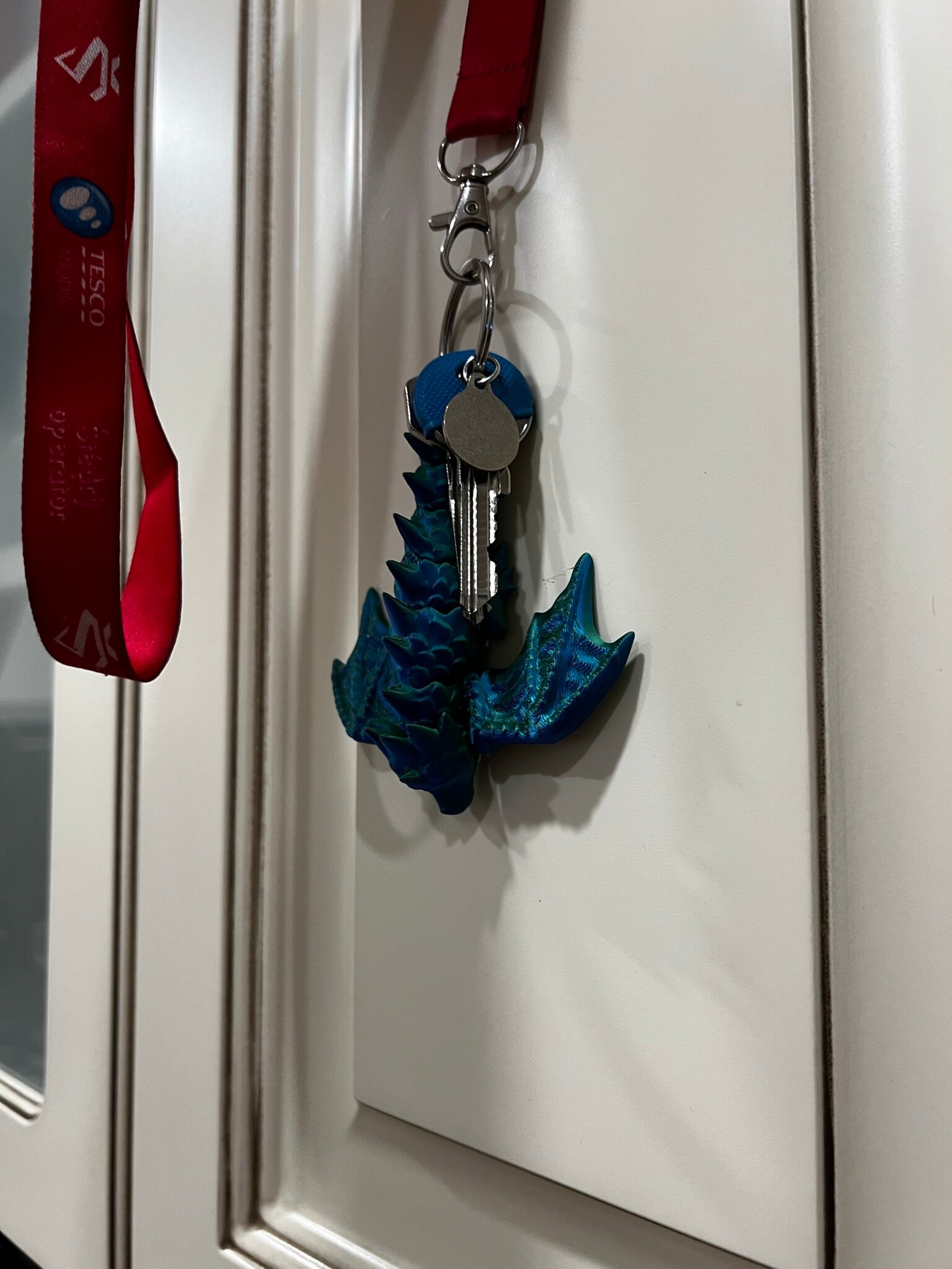 Articulated Dragon Keychain | 3D Printed Dragon | Crystal Dragon ...