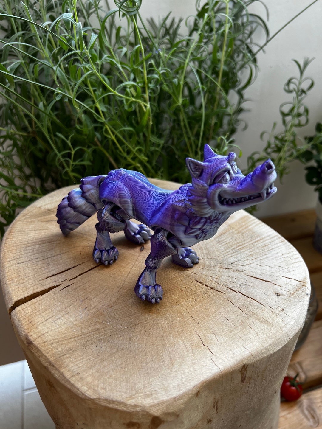Mysterious Wolf Articulated Articulated Wolf Tail Flexible Toy - Etsy