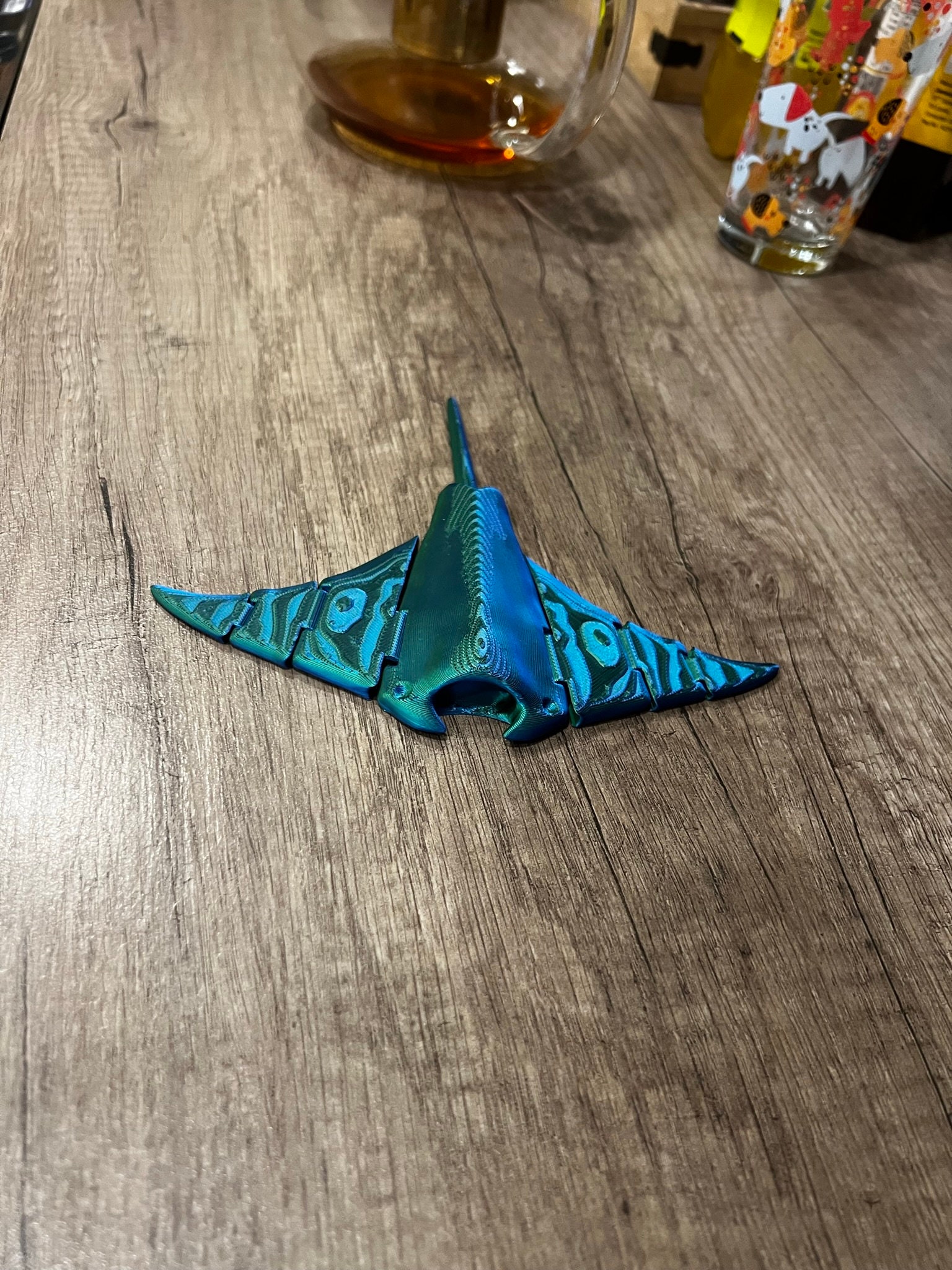 Articulated Manta Ray Toy Articulated Fish Sea Creature Sea Animal - Etsy