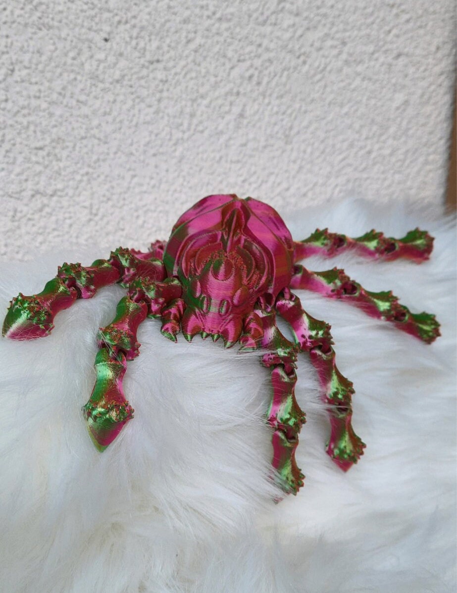 Spider Articulated Animal Mini Skull Anxiety Relief Calming Sensory ...