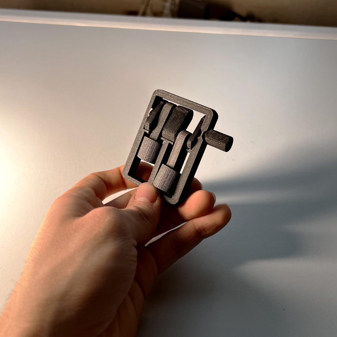 2 Cylinder Engine Fidget A Miniature Mechanical Marvel - Etsy