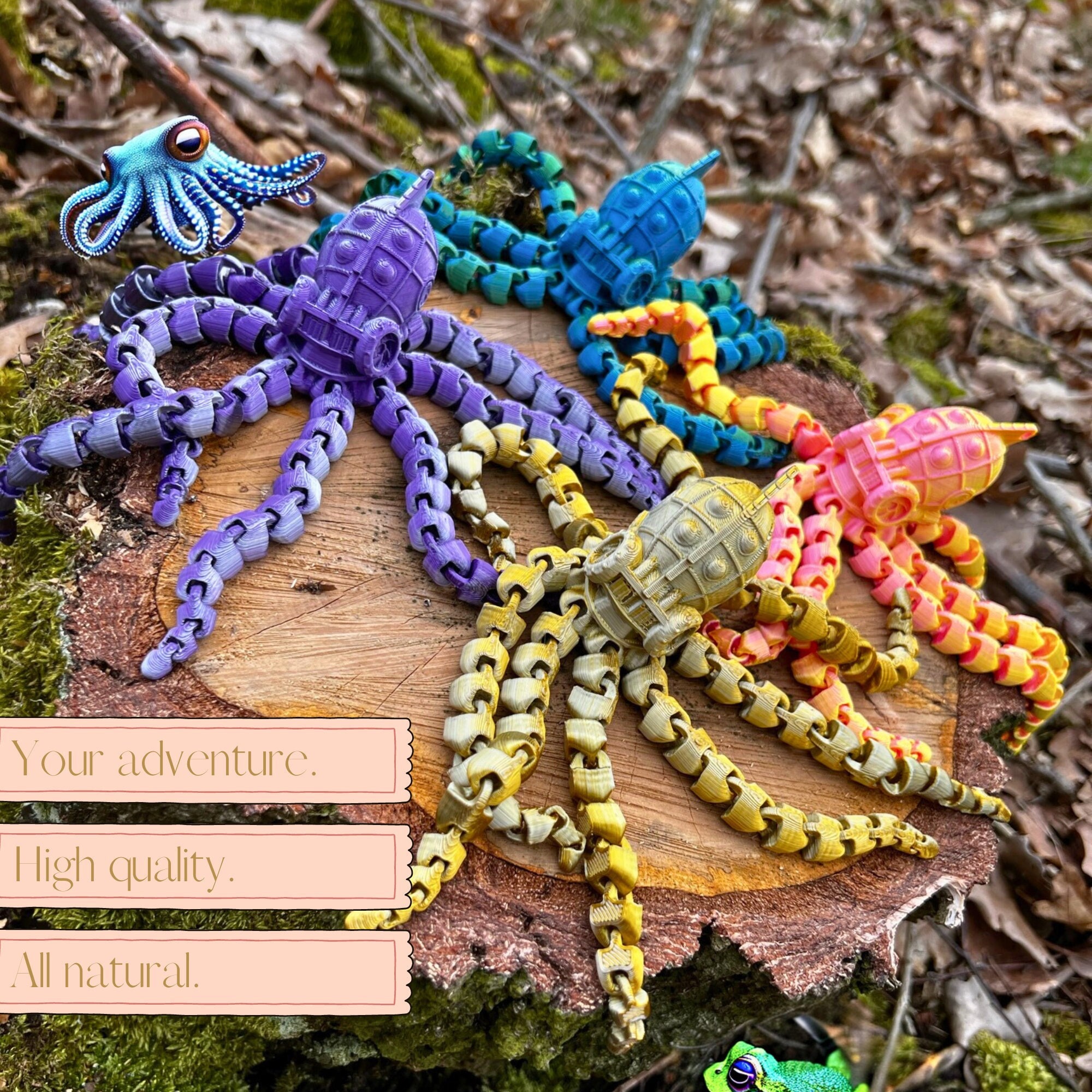Articulated Octopus Adult Fidget Toy Desk Toy Wonderful Flexible Toys ...