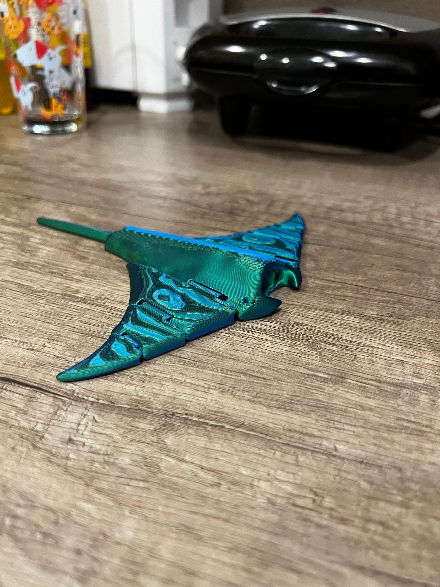 Articulated Manta Ray Toy Articulated Fish Sea Creature Sea Animal - Etsy