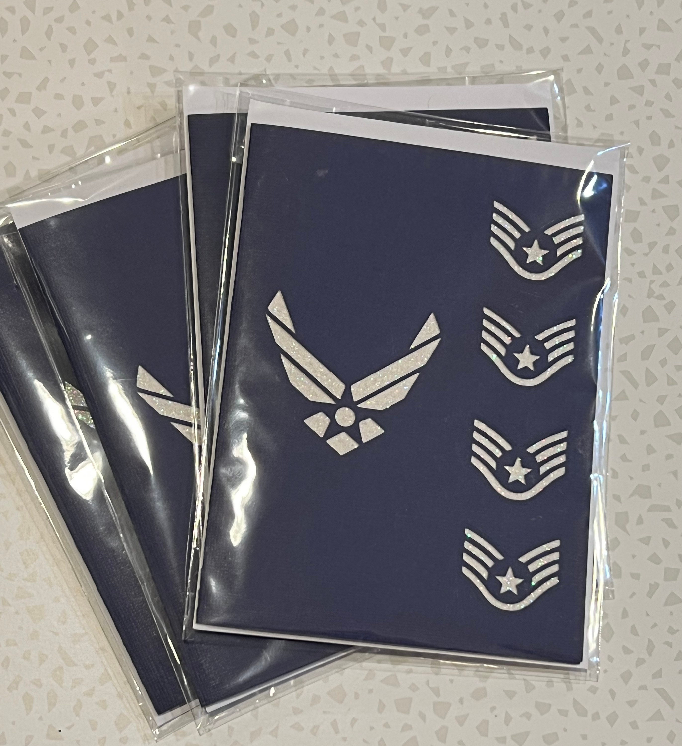 USAF Enlisted Greeting Card - Etsy