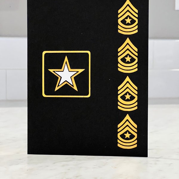 Army Graduation Card - Etsy