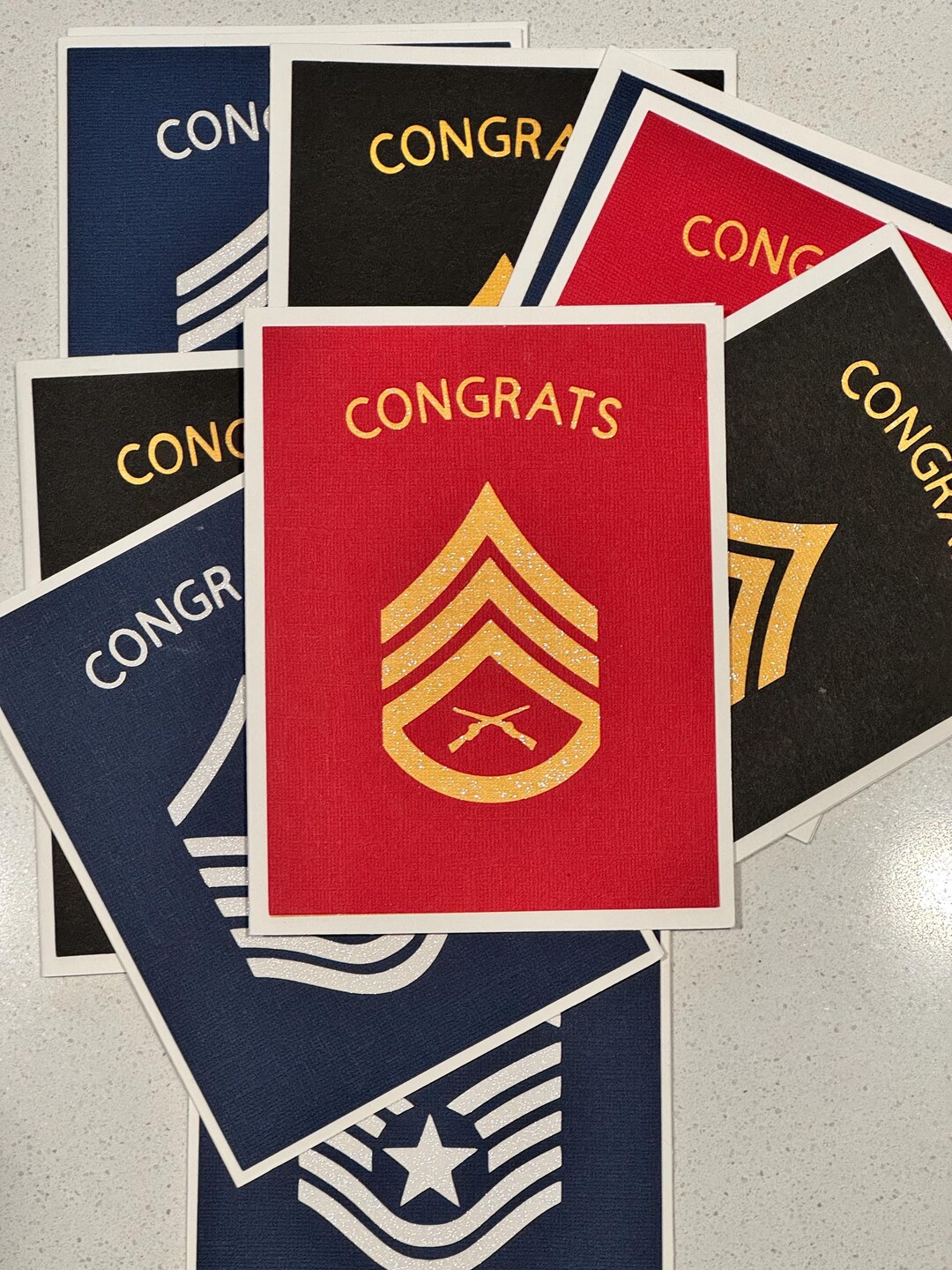 USMC E-7 Enlisted Greeting Card (4.87x6.37) - Etsy