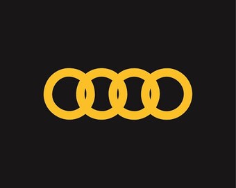 Audi Rings Decal - Etsy