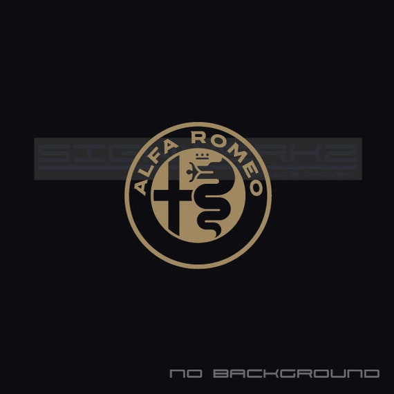 Alfa Romeo Logo Sticker Pure Decal Pair - Etsy