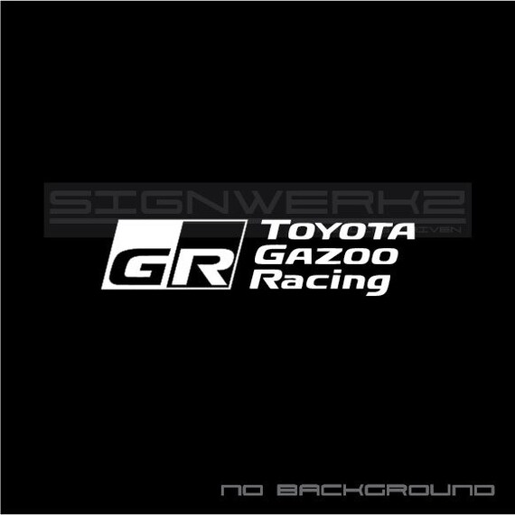 GR Toyota Gazoo Racing Decal Sticker Logo Pair | Etsy