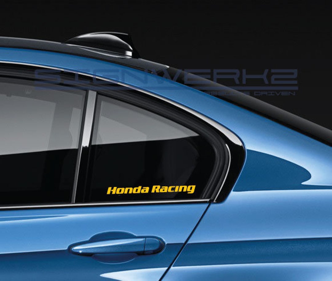 Honda Racing Decal Sticker Pair - Etsy