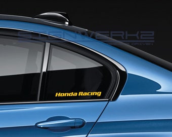 Honda Racing Decal - Etsy