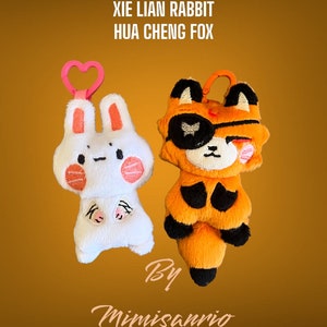 ITH Tgcf Fanart Embroidery Pattern Hua Cheng Xie Lian Fox and Rabbit ...