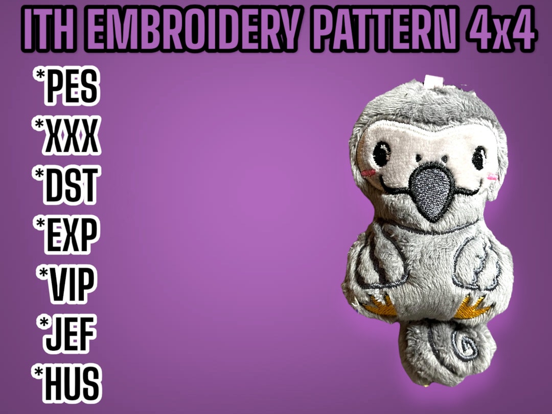 ITH Embroidery Pattern 4x4 Dodo Bird Embroidery Pattern in 10x10 Hoops ...