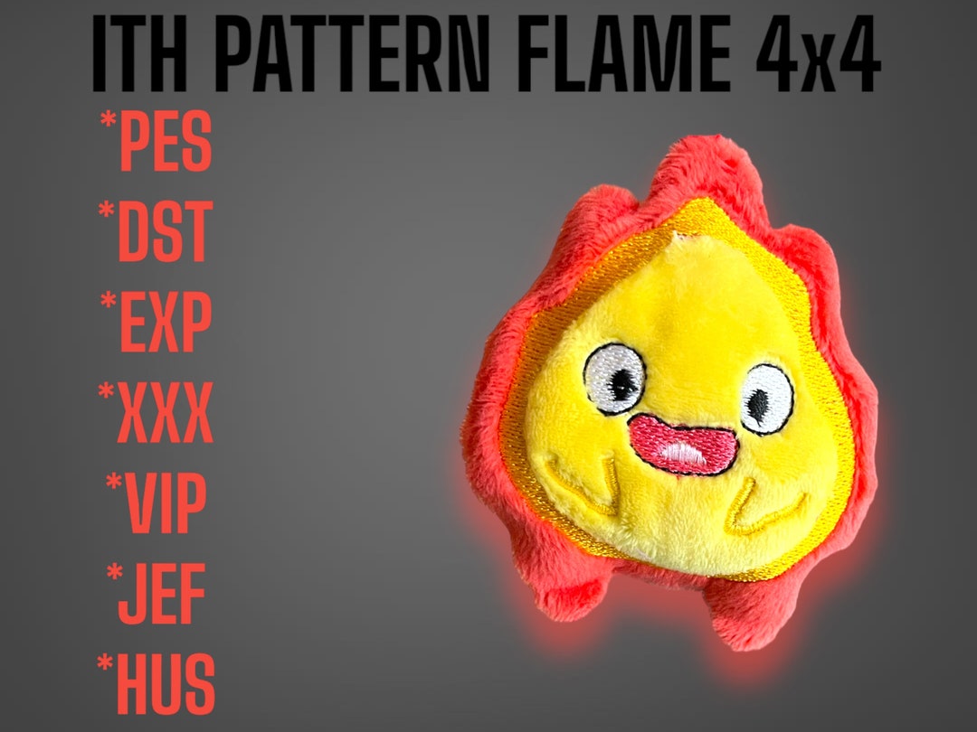ITH Flame 4x4 ITH Pattern Embroidery Machine 4x4 Embroidery Pattern ...