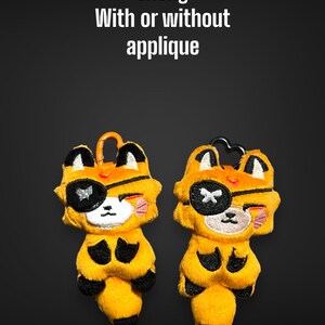 ITH Tgcf Fanart Embroidery Pattern Hua Cheng Xie Lian Fox and Rabbit ...