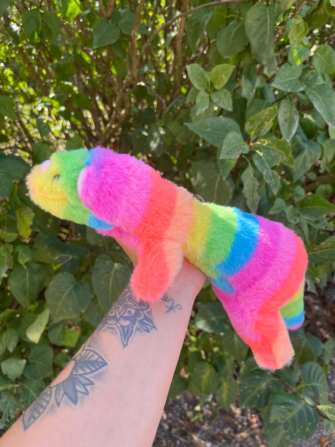 Pride Ferret Plush, Fluorescent Pastel Fur - Etsy