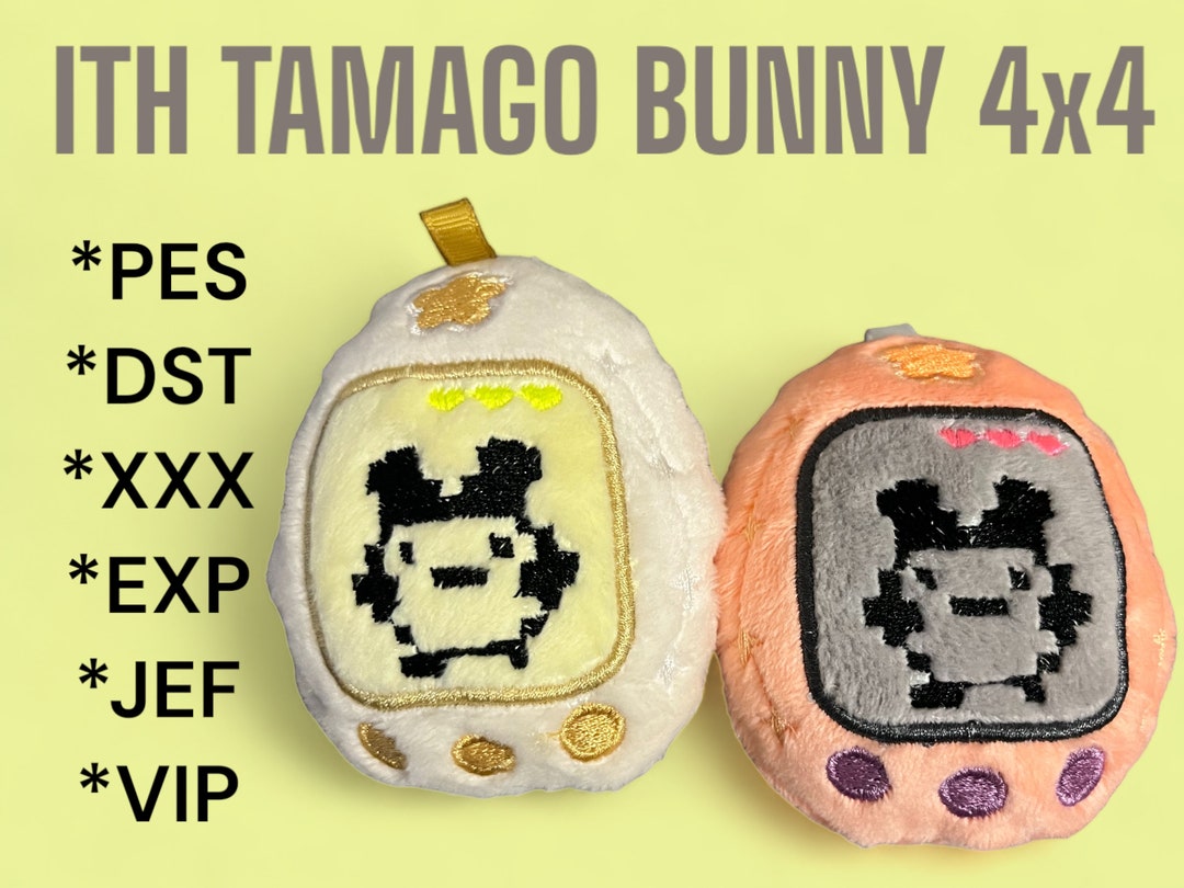 ITH Tamago Bunny Kawaii 4x4 Hoop Embroidery Design File - Etsy