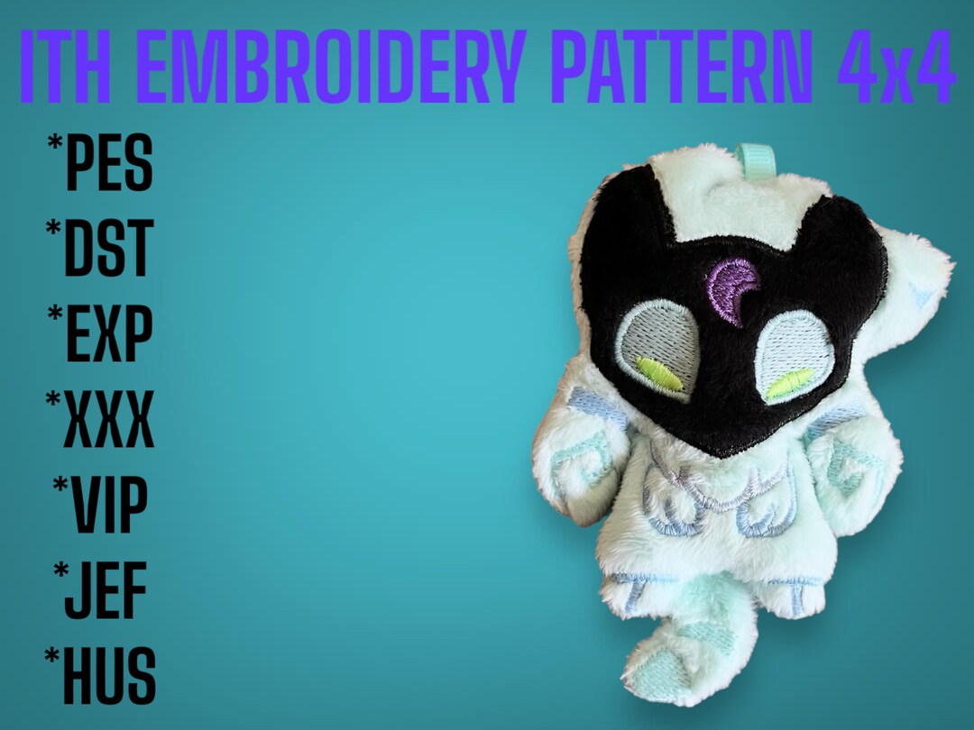 ITH Embroidery Pattern for Machine 4x4 Fanart Pattern - Etsy