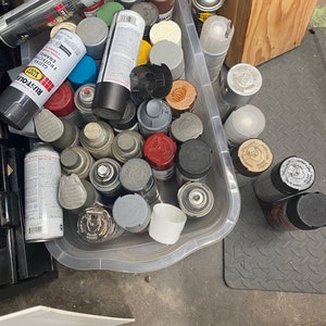 Spray Paint Can Shelf Brackets--wall Storage and Organization for ...