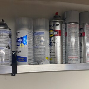 Spray Paint Can Shelf Brackets--wall Storage and Organization for ...