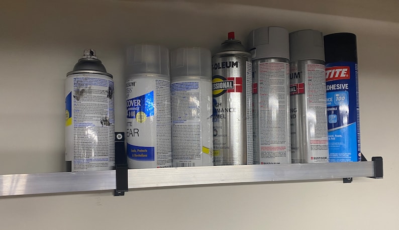 Spray Paint Can Shelf Bracketswall Storage and Organization - Etsy