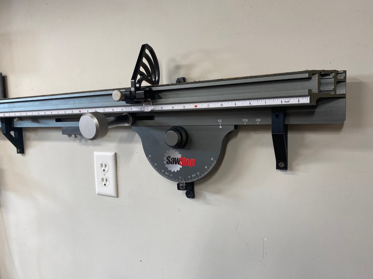 Wall Bracket for Storage of Sawstop Sliding Table Fence - Etsy