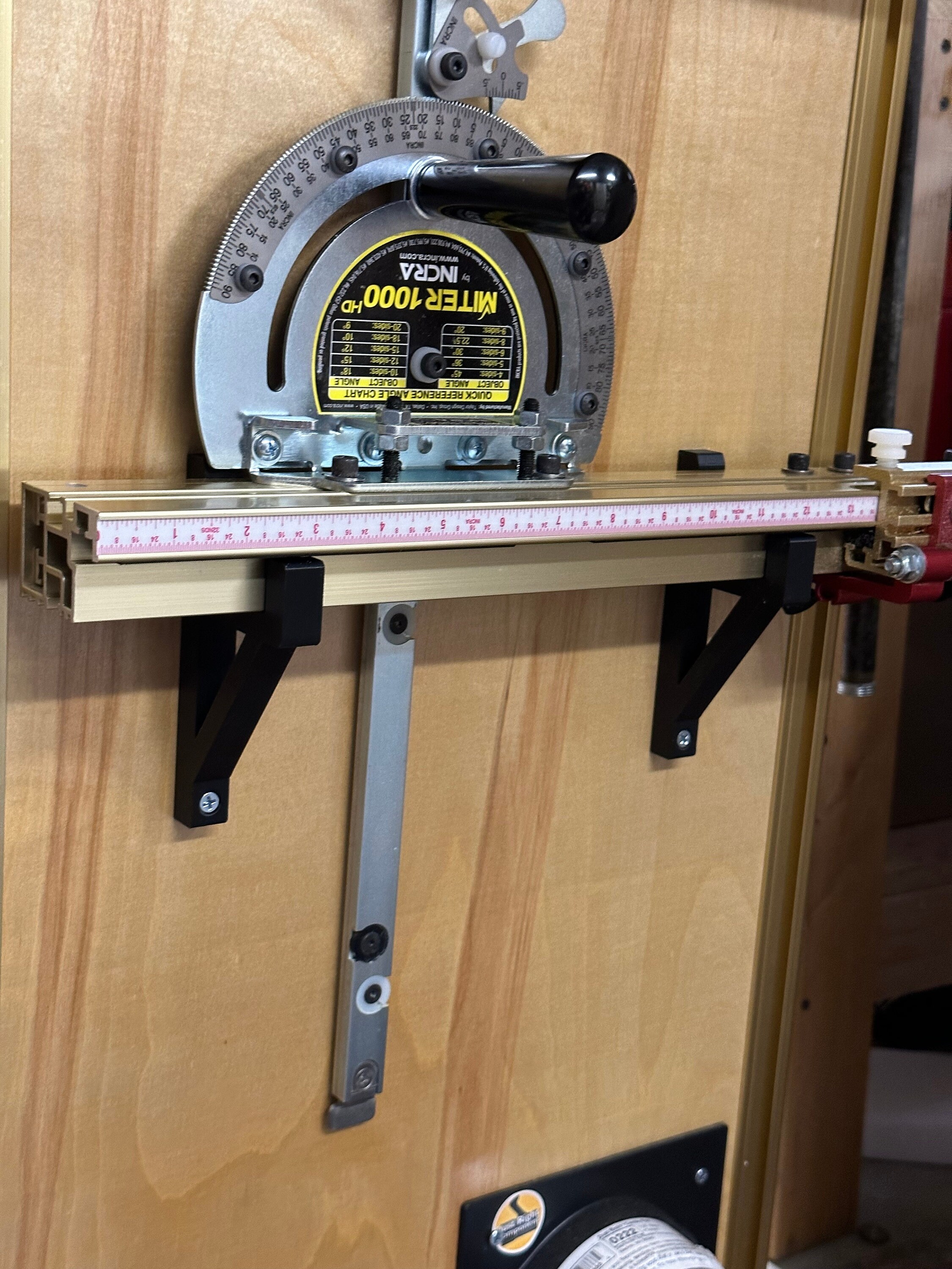 Wall Mount Bracket for Incra Miter Gauge-1000hd/se 3000 - Etsy
