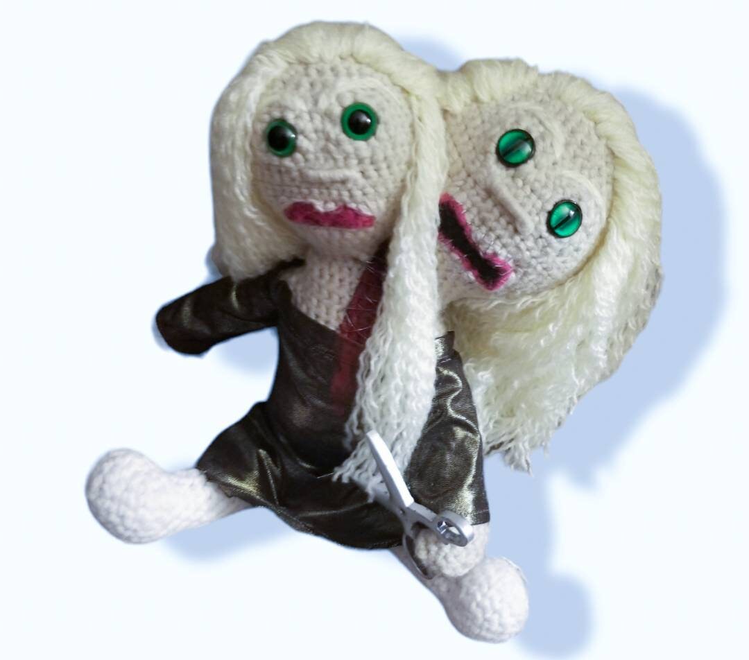 Alyssa and Clarissa Inner Demons Horror Doll. Crocheted Amigurumi for ...