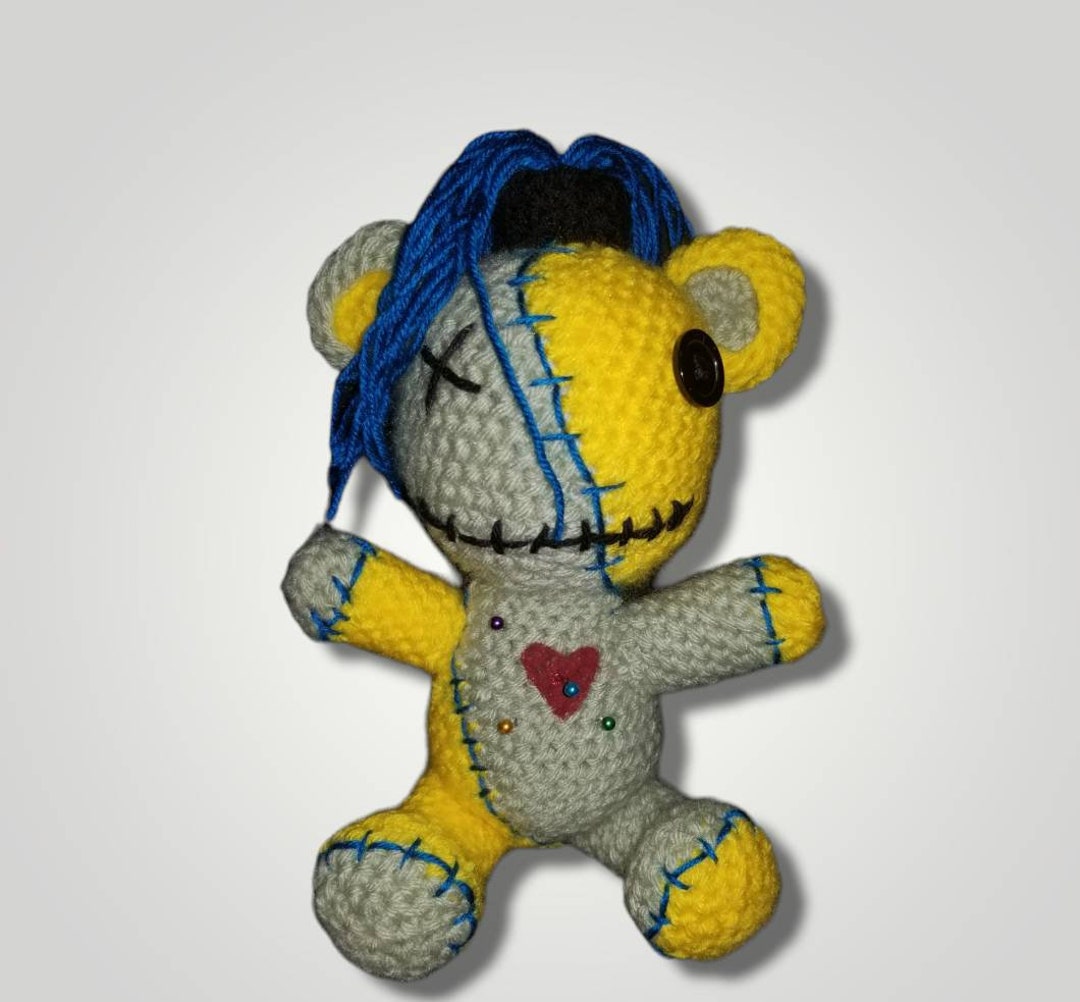 Twisted Voodoo Crocheted Amigurumi Horror Bear With Custom Colors - Etsy