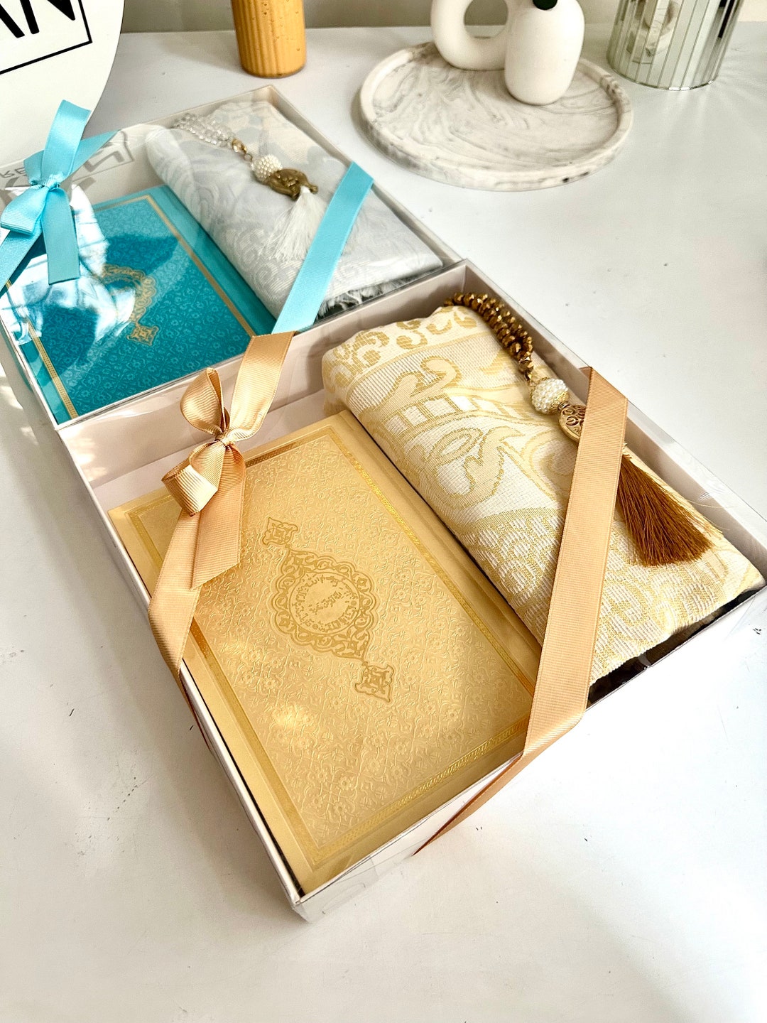 Medium Gold Arabic Quran, Special Quran Gift for Muslim Friend, Ramadan ...