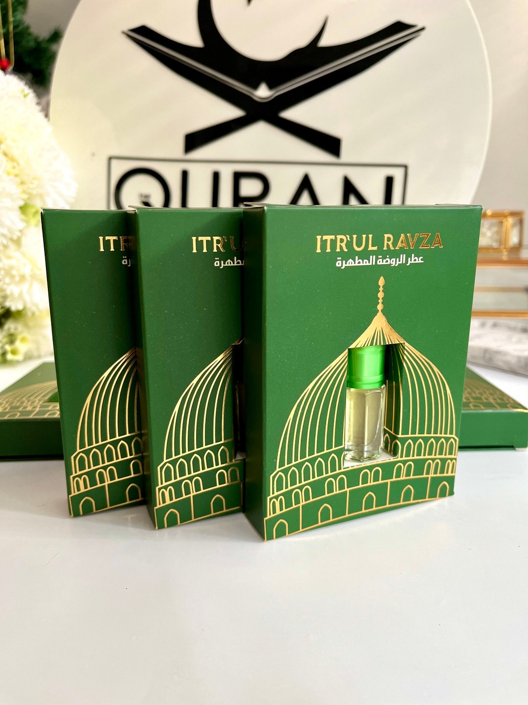 Ramadan Gift, Itrul Rawza Scent, Muslim Female Oud, Islamic Perfume, - Etsy