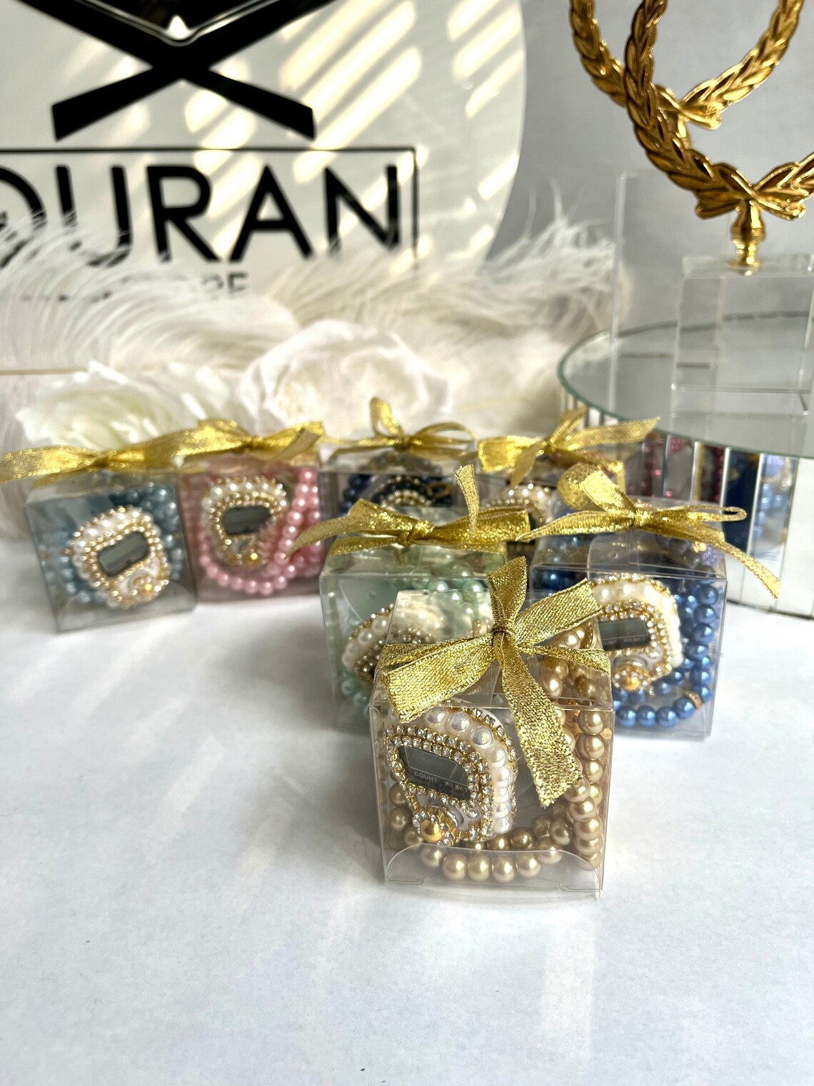 Hajj Gift, Umrah Favors, Swarovski Digital Tasbih, Prayerbeads Bundle ...