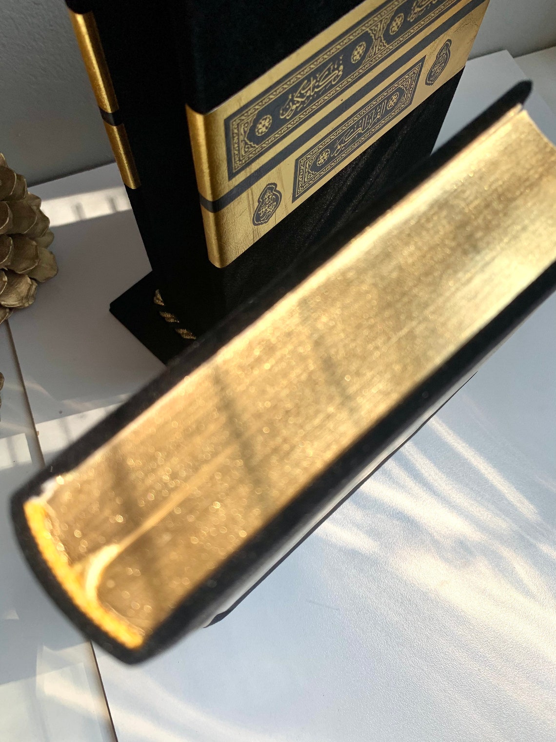 Kaaba Design Quran Velvet Embossed and Quran Box Quran Gift - Etsy