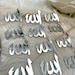 Allah Sign Tag Bundle, Allah Acrylic Mirror Tag Sticker, Allah Label ...